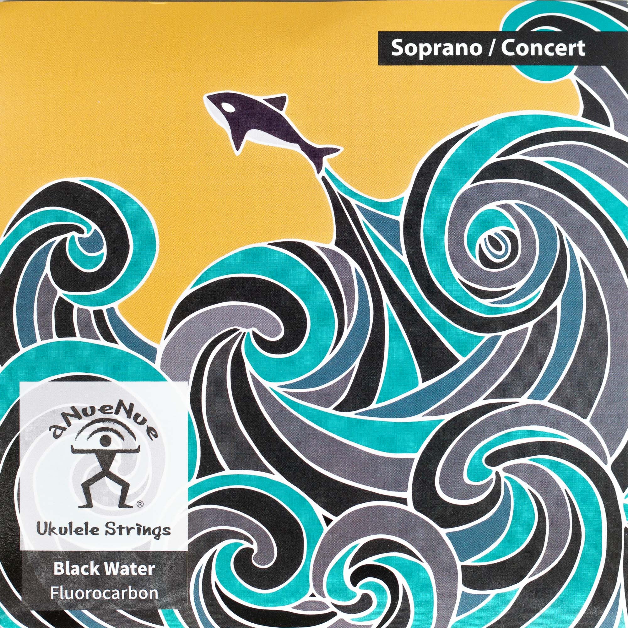 Anuenue Black Water Fluorocarbon Strings - Tenor – Bondi Ukuleles